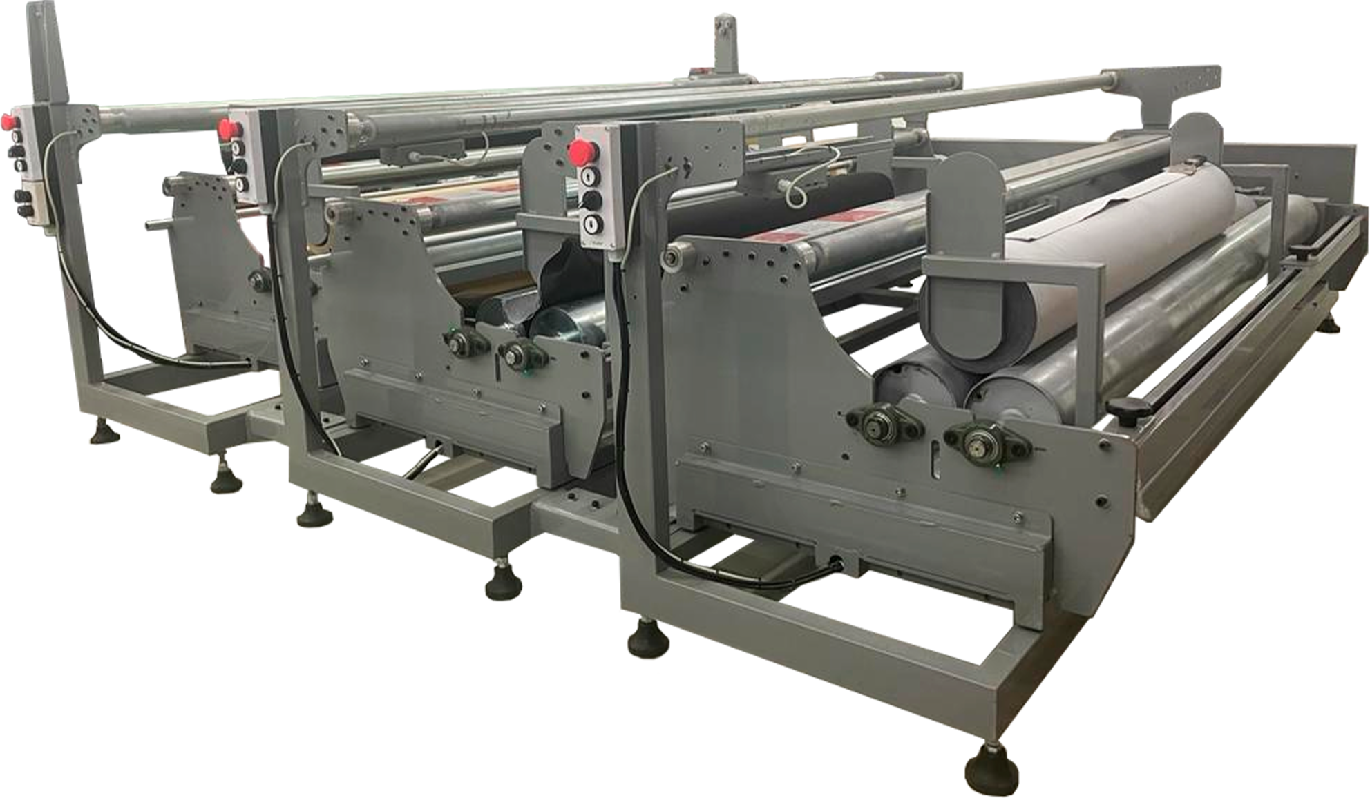 Alinhador Automático para 3 Rolos de tecido - Blutech Automação